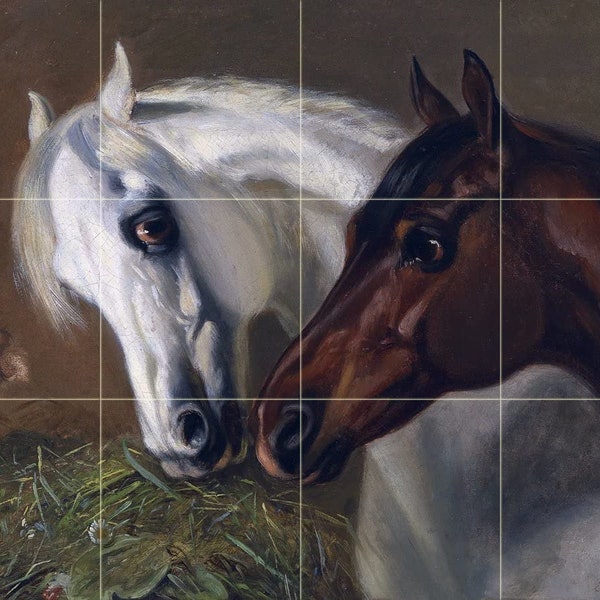 Kitchen Backsplash Tile Horses - Etsy