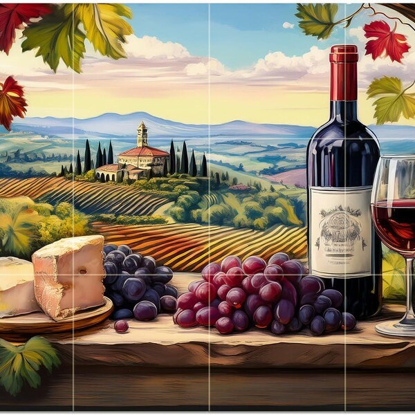 Italian Tile Mural - Etsy