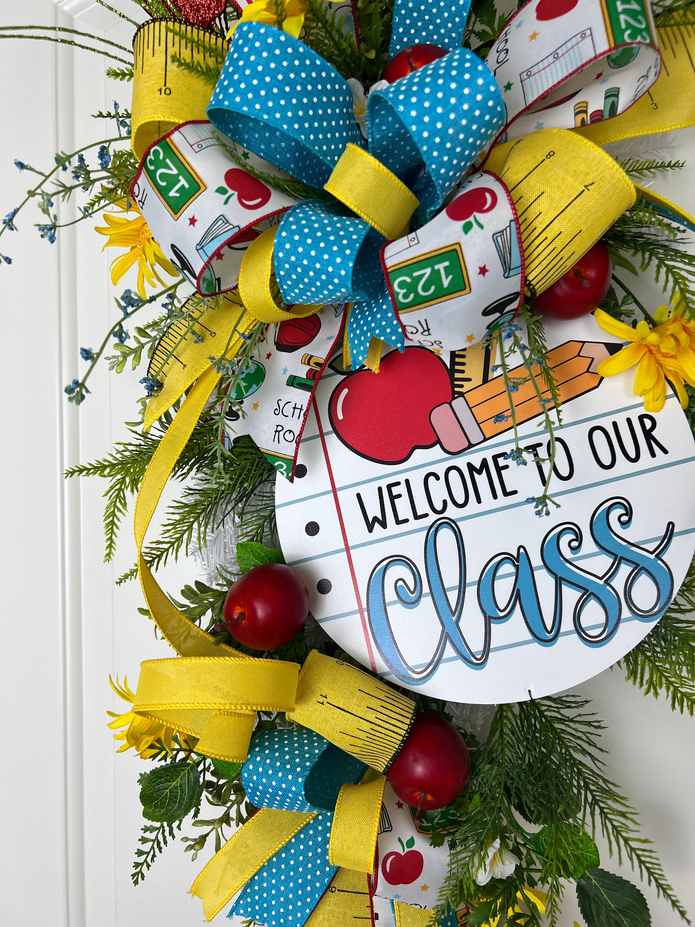 Welcome to Our Classroom Swag, Classroom Decor, School Wreath, Back to ...