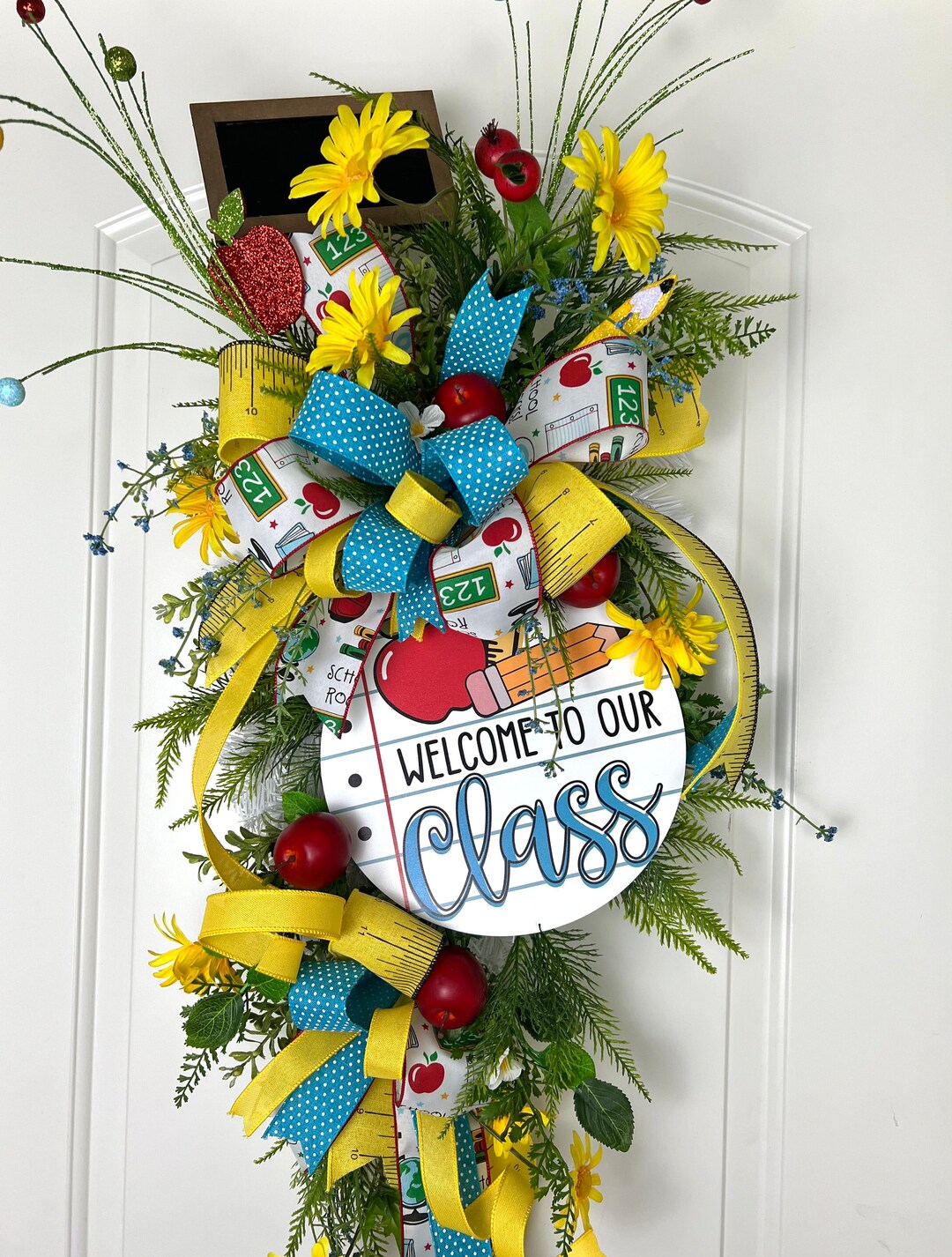 Welcome to Our Classroom Swag, Classroom Decor, School Wreath, Back to ...