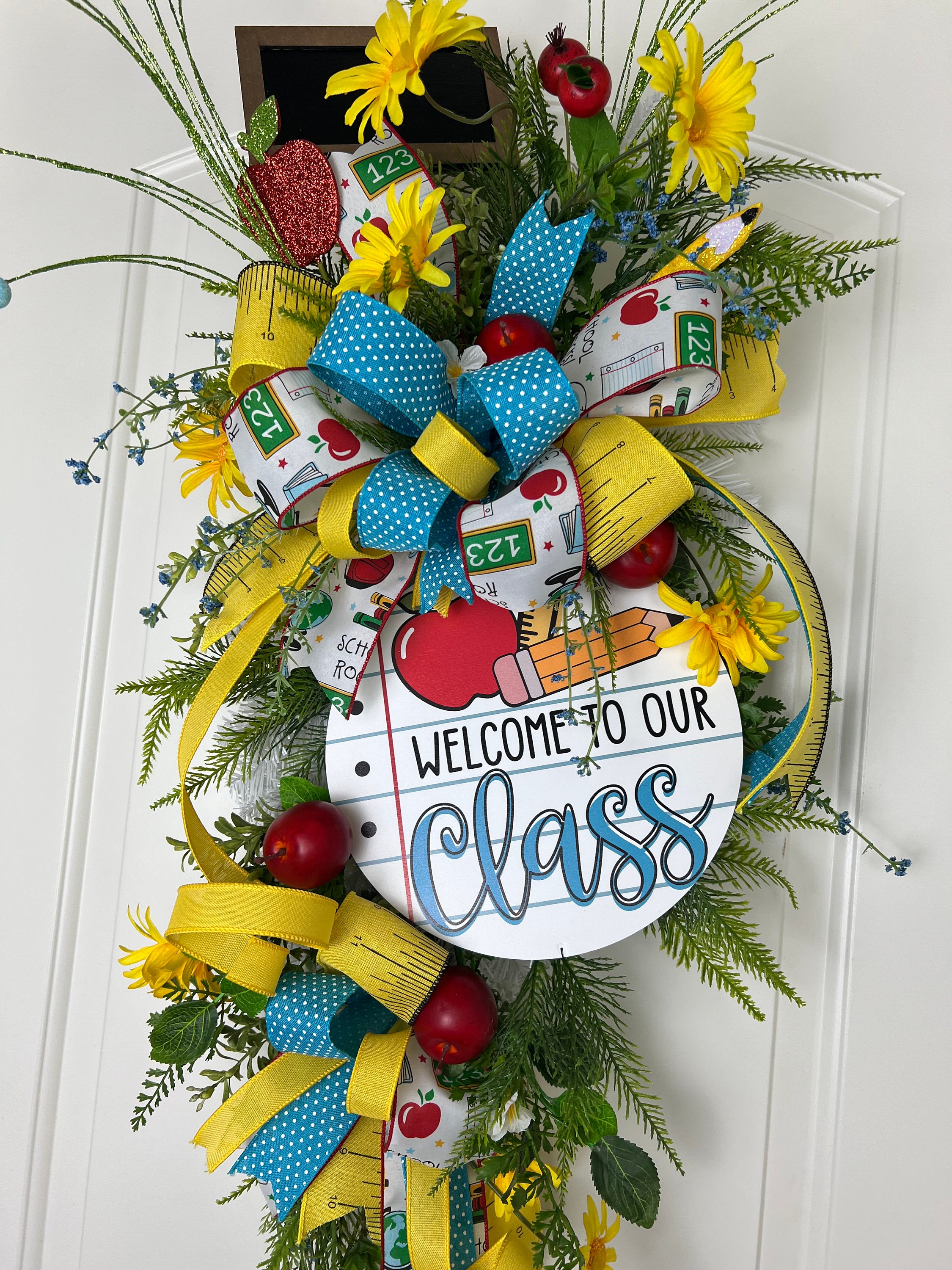 Welcome to Our Classroom Swag, Classroom Decor, School Wreath, Back to ...