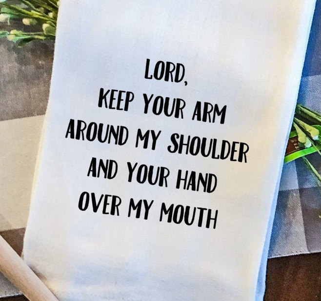 Counting to Ten/funny Tea Towel/snarky/kitchen Towel/towel With Sayings ...