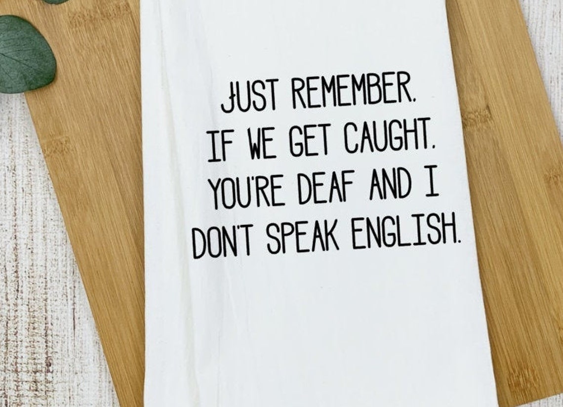 Counting to Ten/funny Tea Towel/snarky/kitchen Towel/towel With Sayings ...