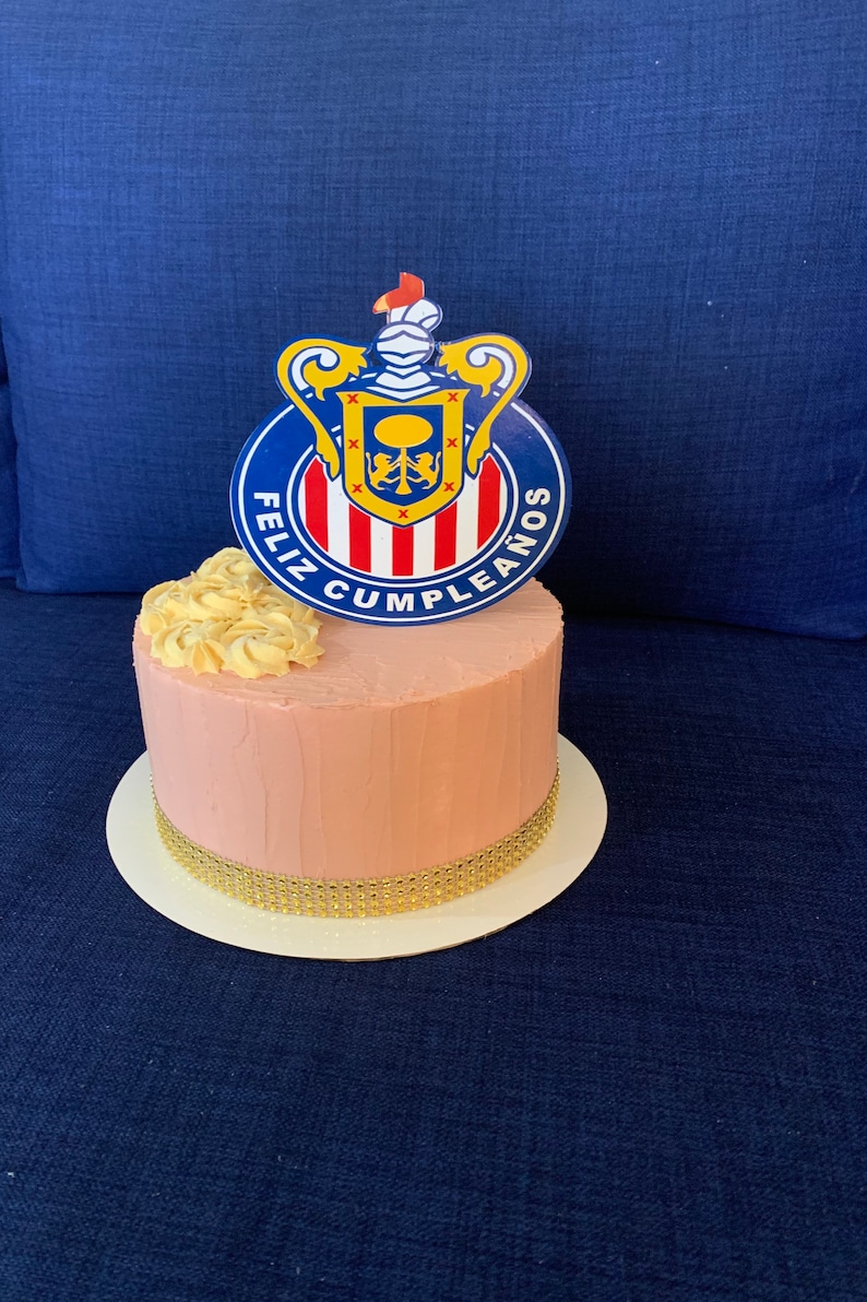 Chivas Guadalajara Feliz Cumpleaños Cake Topper - Etsy