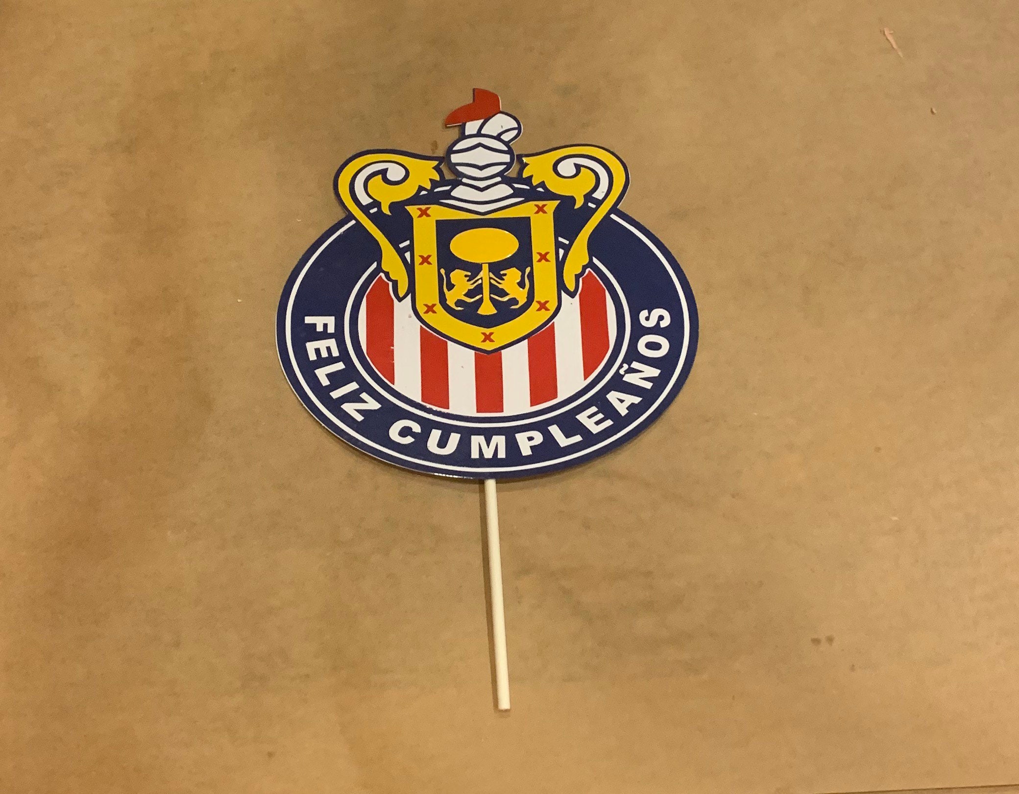 Chivas Guadalajara Feliz Cumpleaños Cake Topper - Etsy