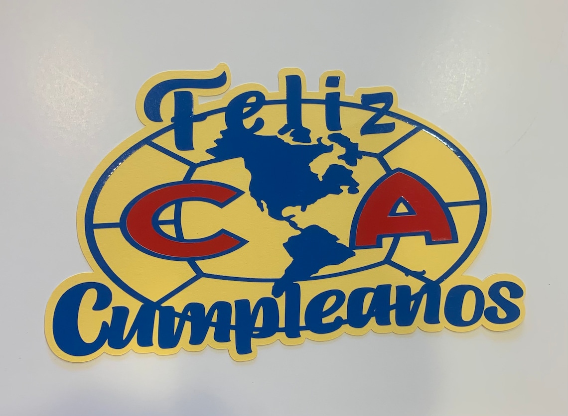 Club America Feliz Cumpleaños Cake Topper - Etsy