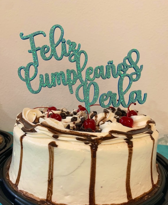 Feliz Cumpleaños Cake Topper - Etsy Australia