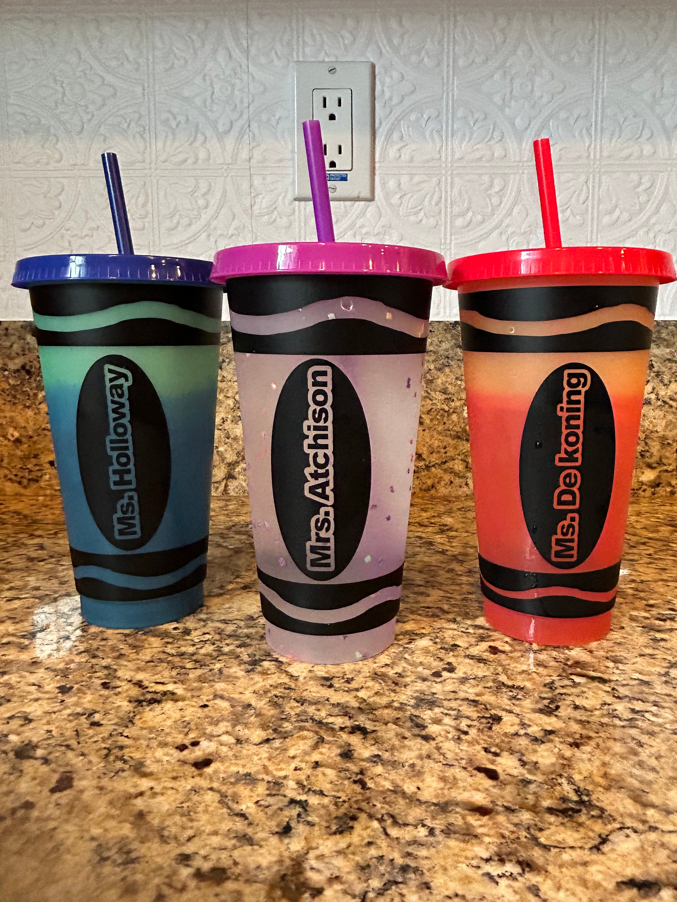 Personalized Crayola Cold Cup - Etsy