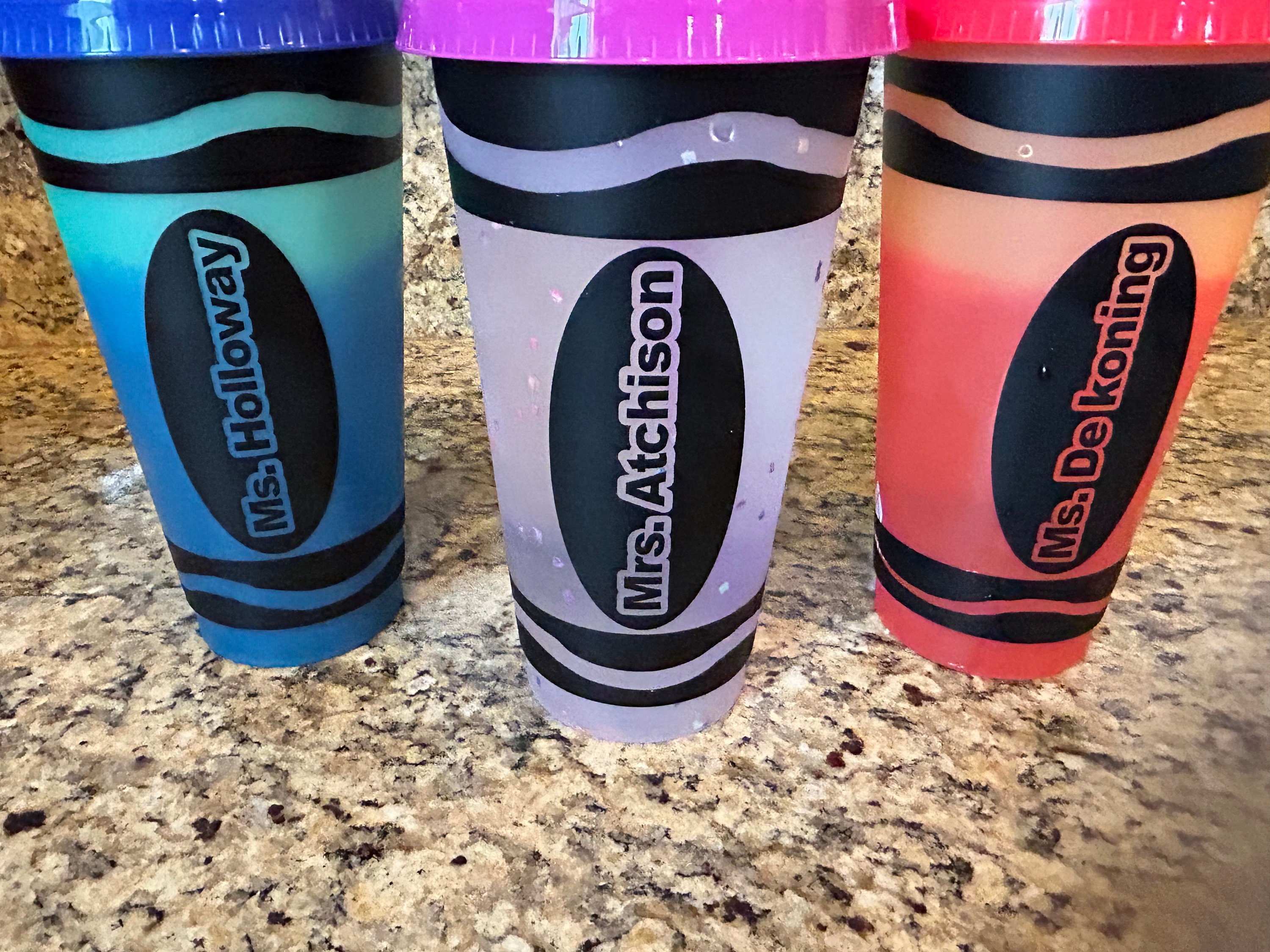 Personalized Crayola Cold Cup - Etsy
