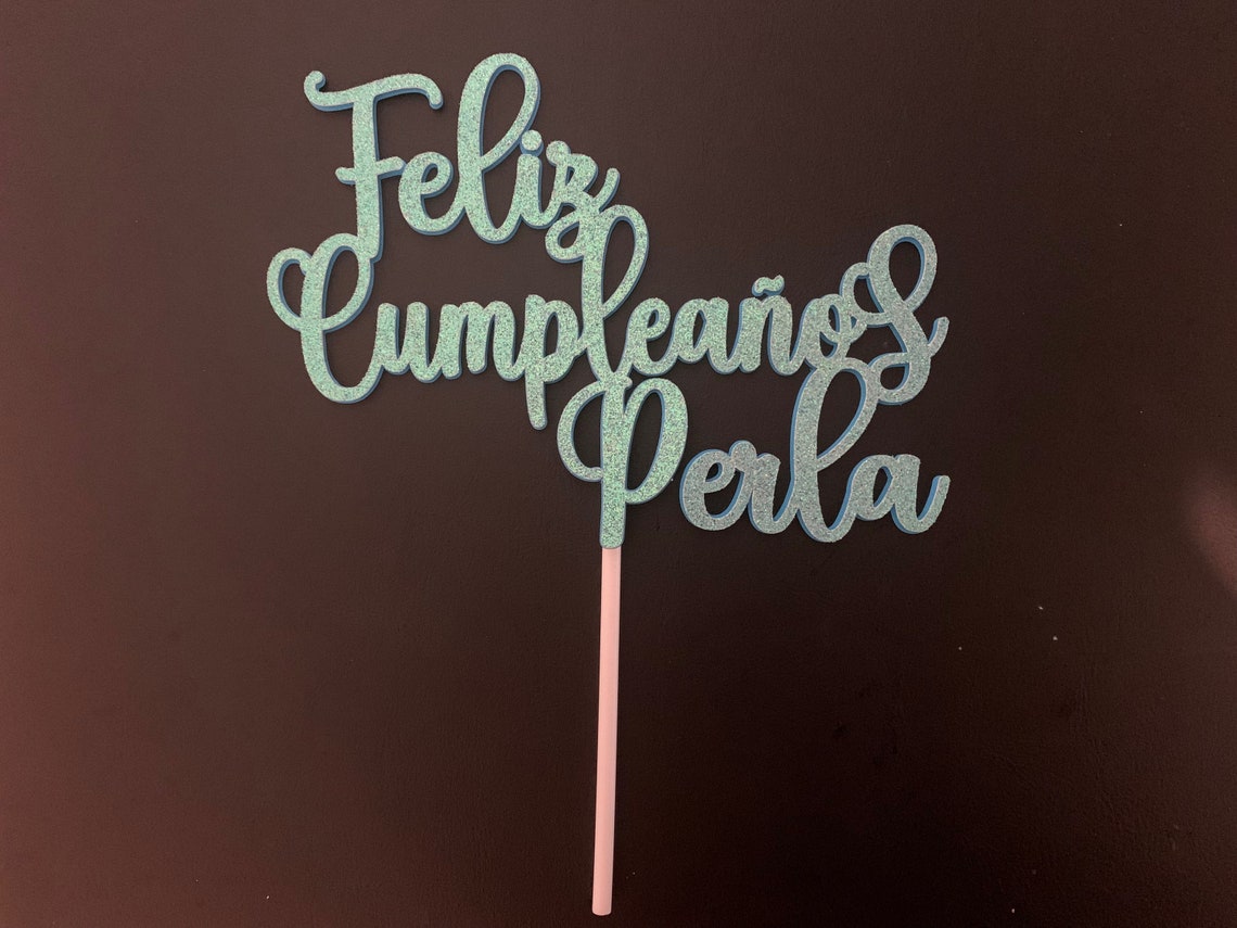 Feliz Cumpleaños Cake Topper - Etsy