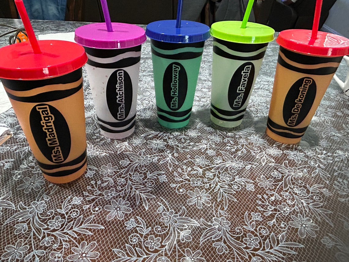 Personalized Crayola Cold Cup - Etsy