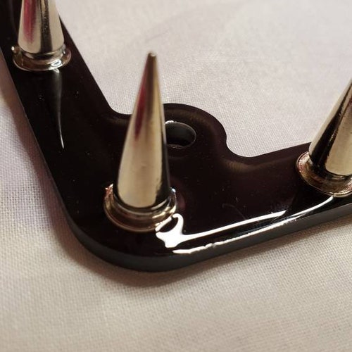 Spikey Motorcycle License Plate Frame / Motorcycle Frame / - Etsy