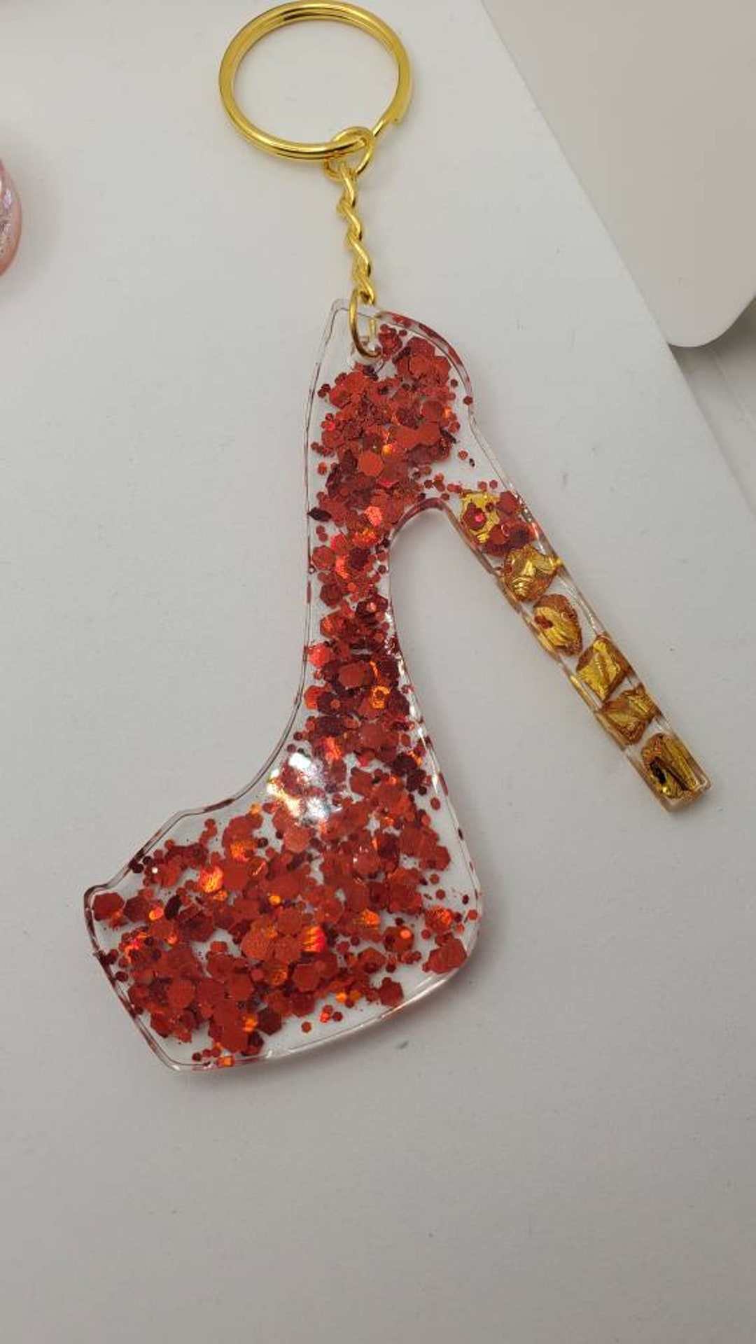 Stiletto Keychain / Heel Keychain / Customizable / Classy - Etsy