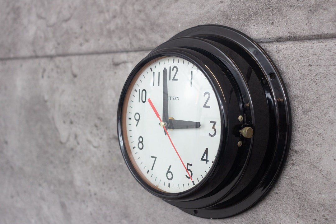 Citizen Industrial Wall Clock - Etsy