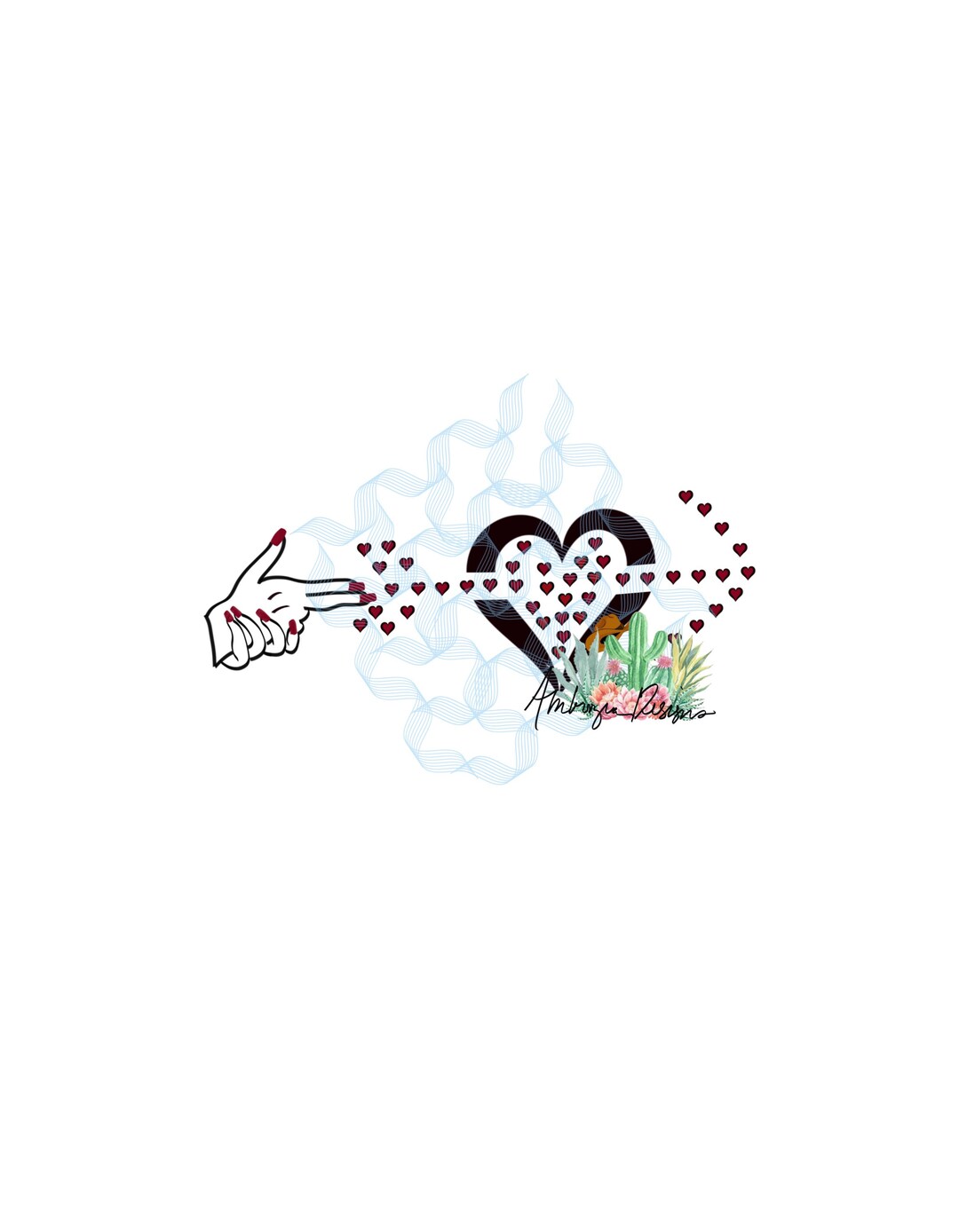 Shooting Hearts Sublimation Design Png - Etsy