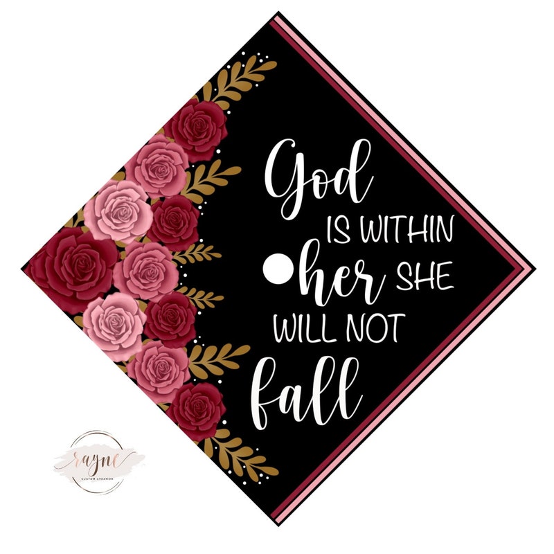 Bible Verse Grad Cap - Etsy
