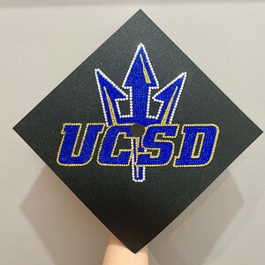 Custom Partial Rhinestone Graduation Cap - Etsy