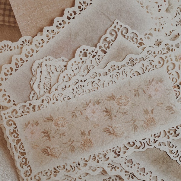 Vintage Lace Paper - Etsy