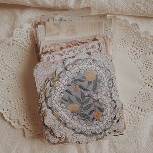170pcs Lace Stationary Kit Scrapbooking Kit, Junk Journal Stationary ...