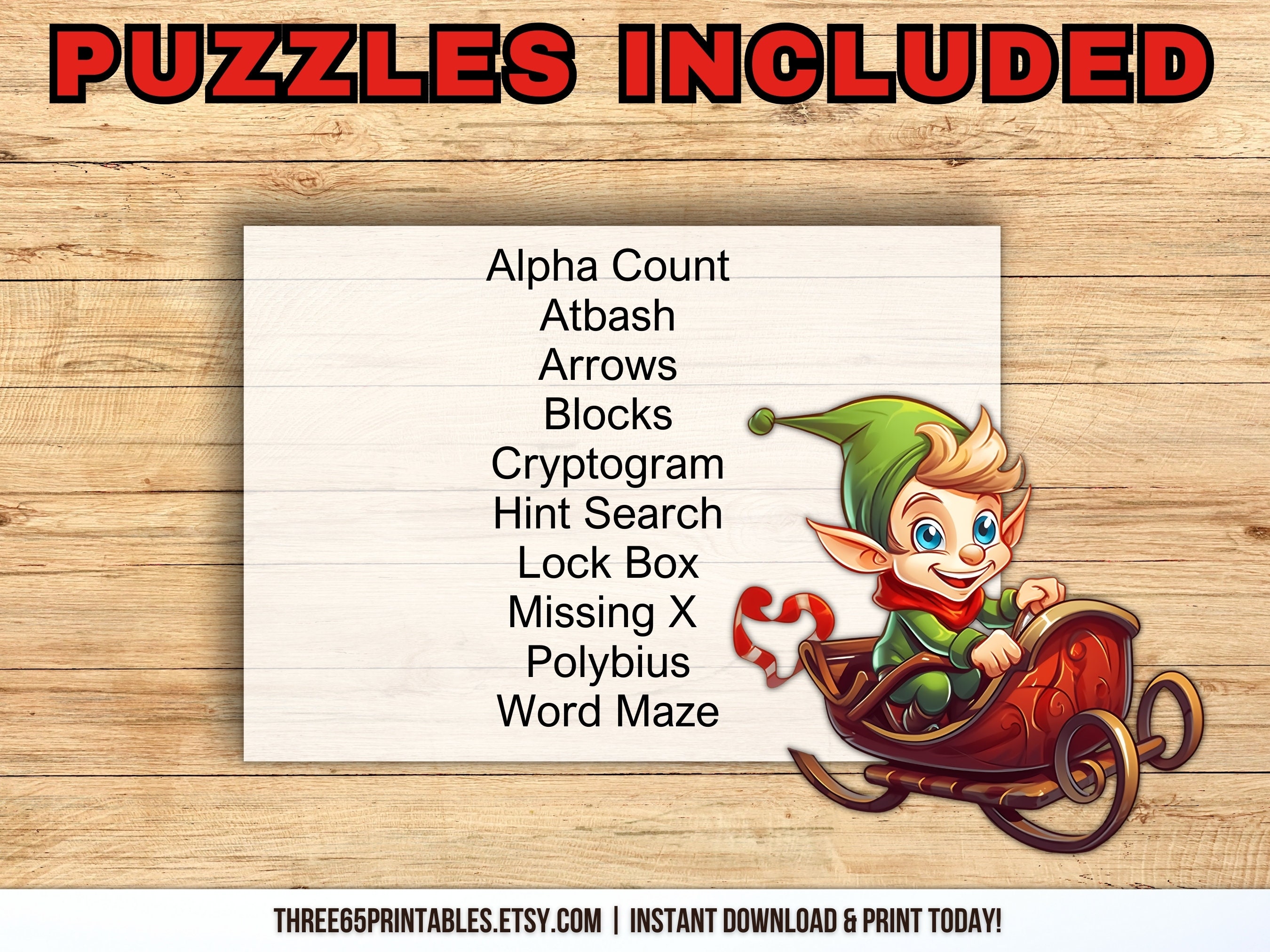 Christmas Escape Room, Christmas Games, Kids Puzzle, Christmas Party ...