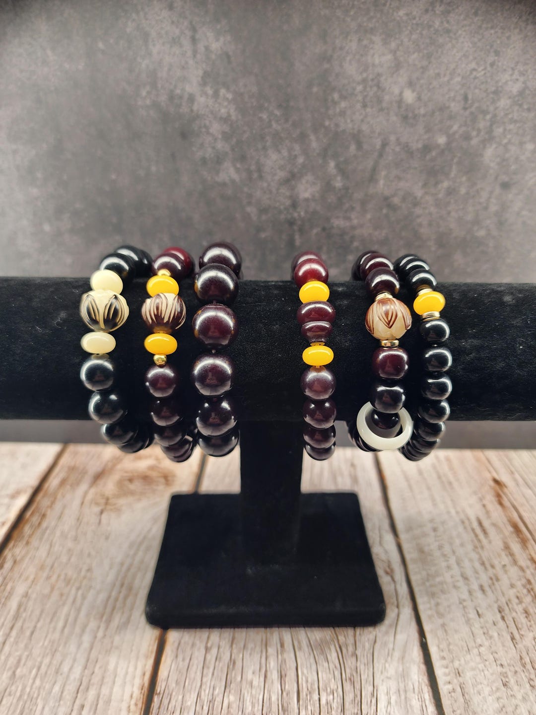 YOU PICK | Bodhi Seed Bracelets | Neutral Dark Brown & Black | Bodhi ...