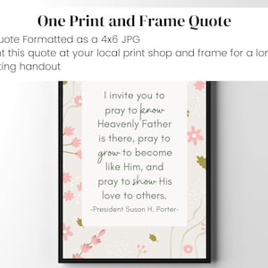 Pray, He is There- President Susan H. Porter- LDS April 2024 General ...