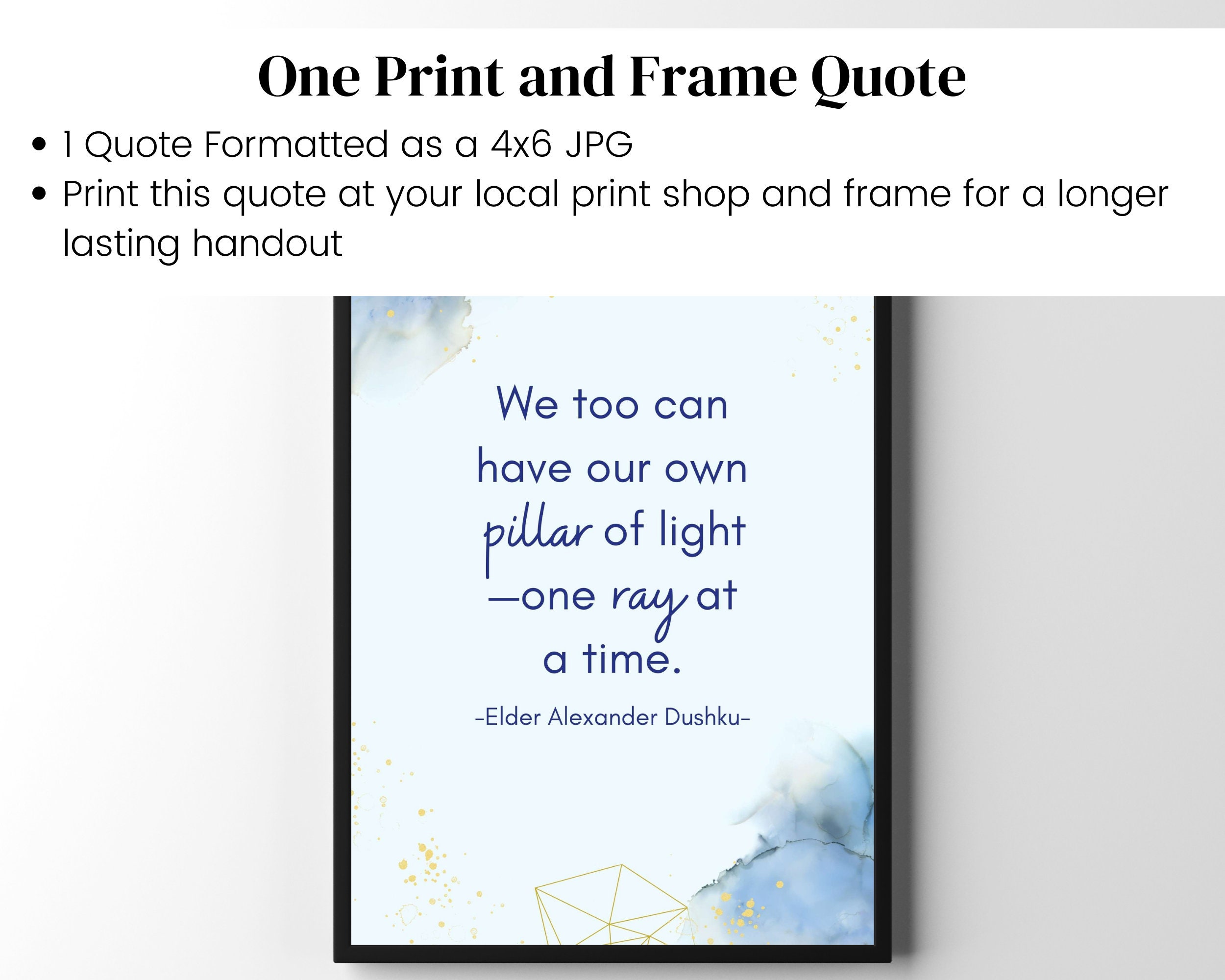 Pillars and Rays- Elder Alexander Dushku- LDS April 2024 General ...