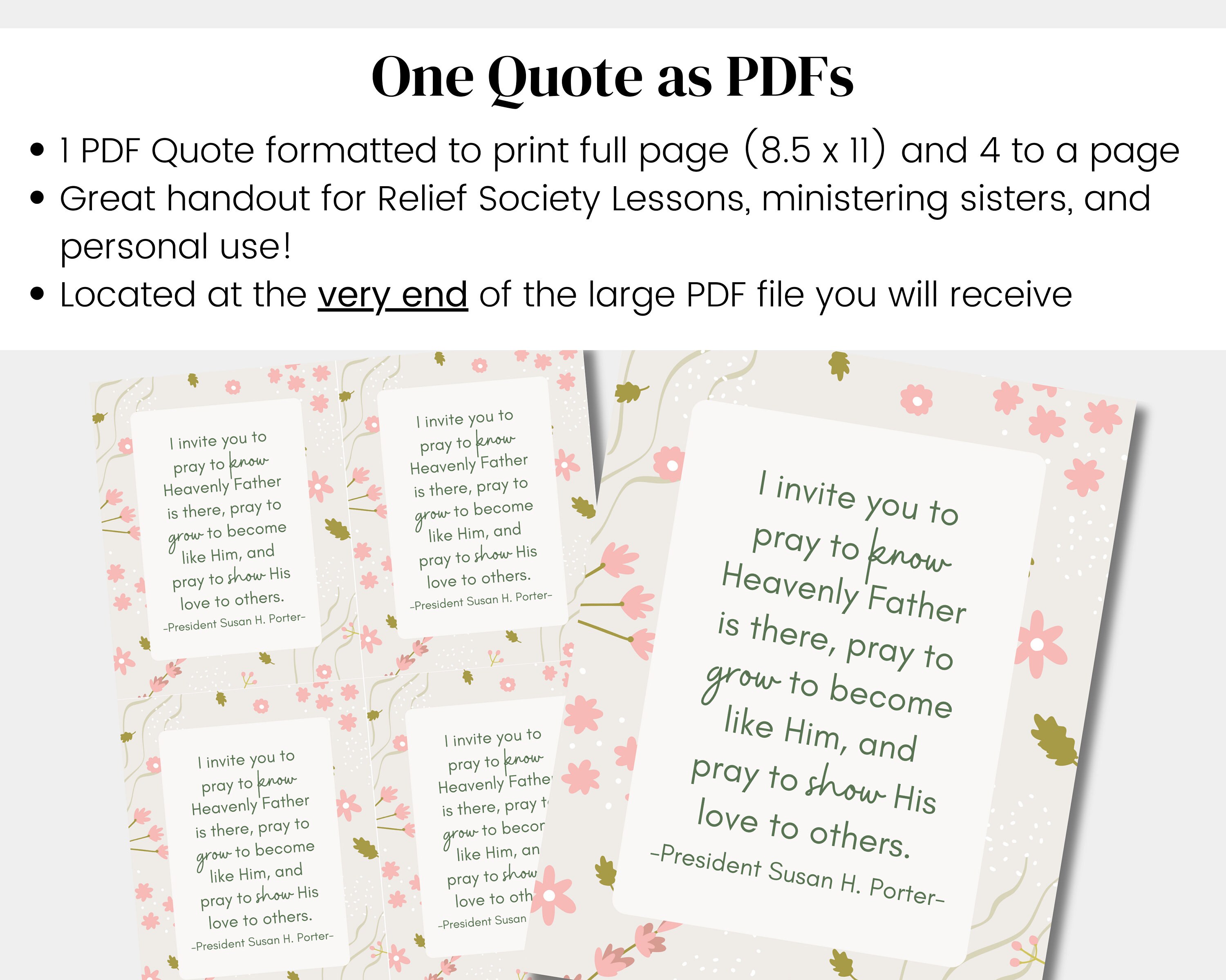 Pray, He is There- President Susan H. Porter- LDS April 2024 General ...