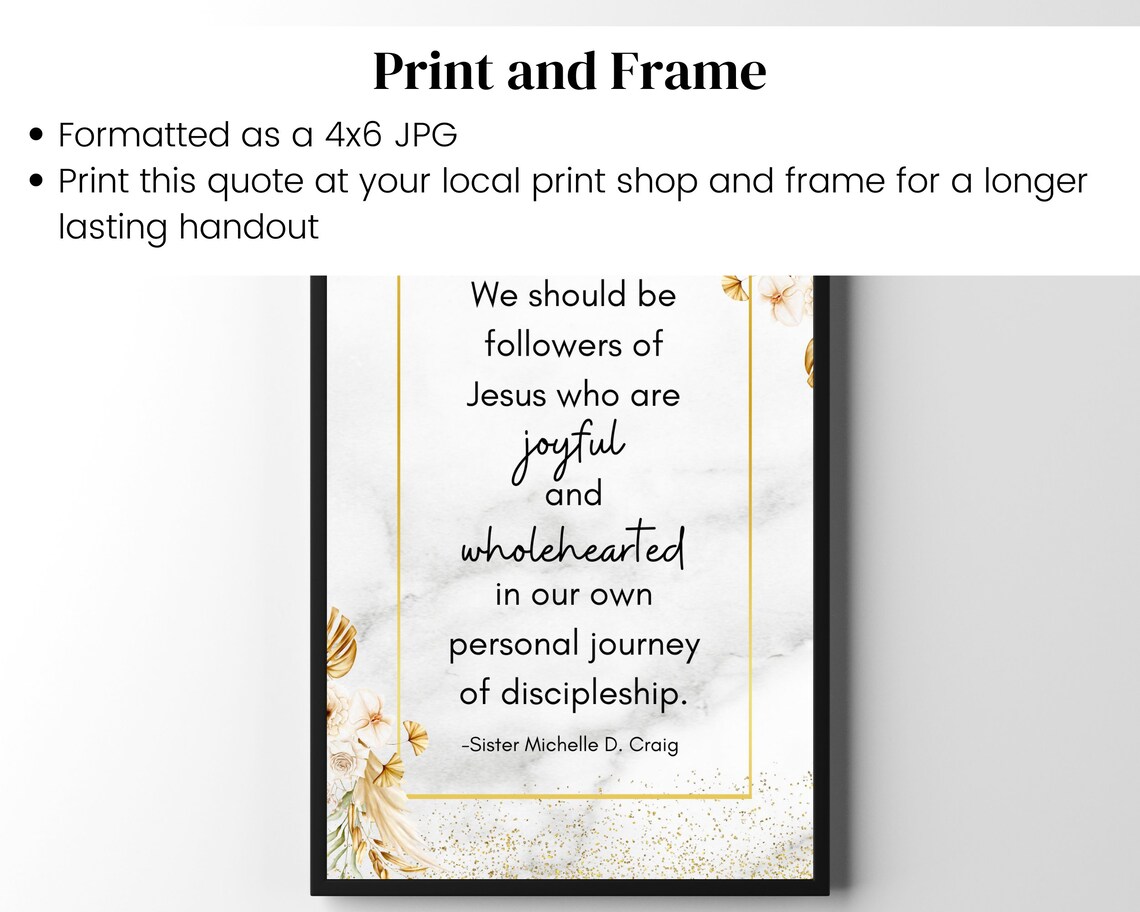 Wholehearted Sister Michelle D. Craig LDS General Conference October ...