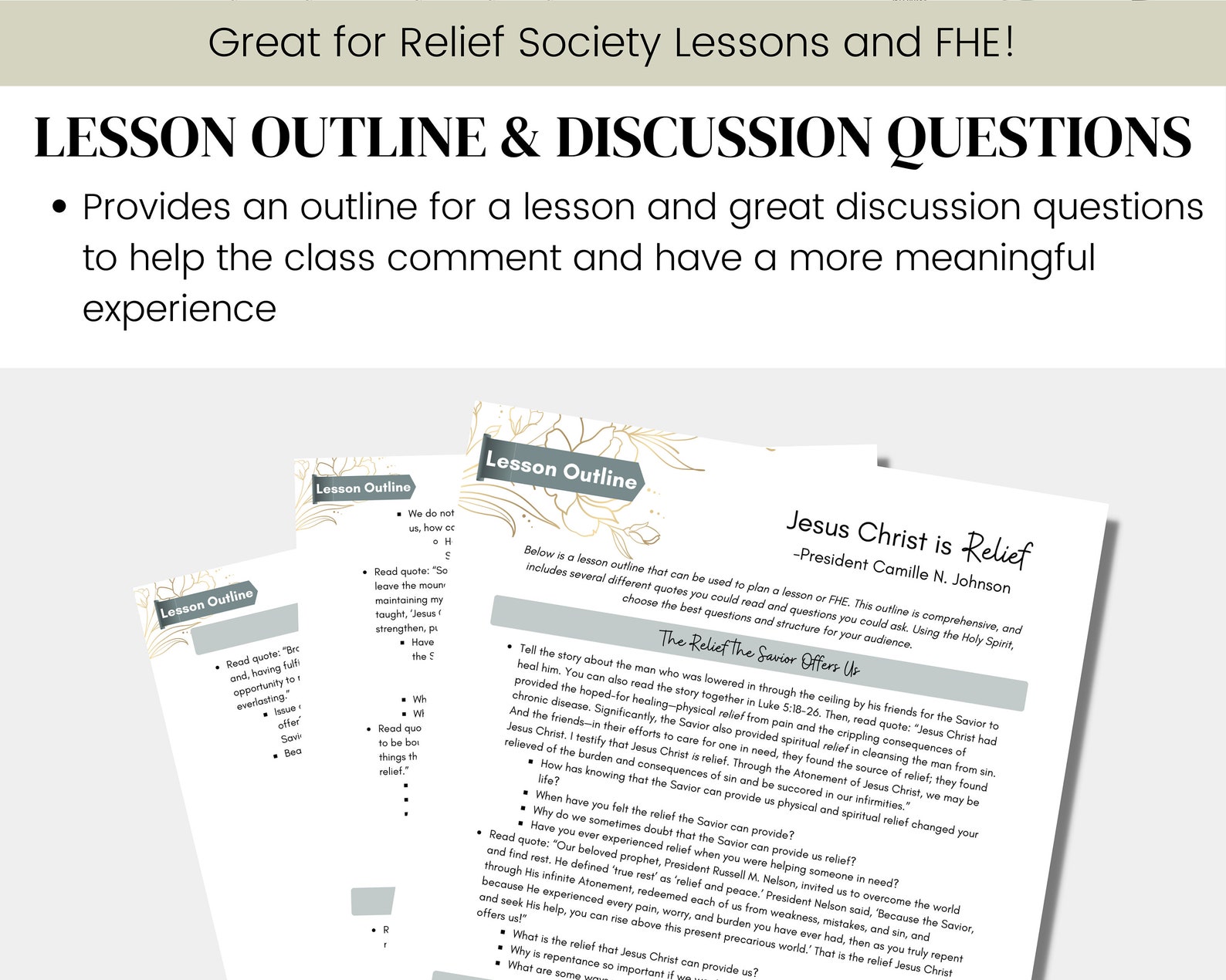 Jesus Christ is Relief President Johnson LDS Conference Talk April 2023 ...