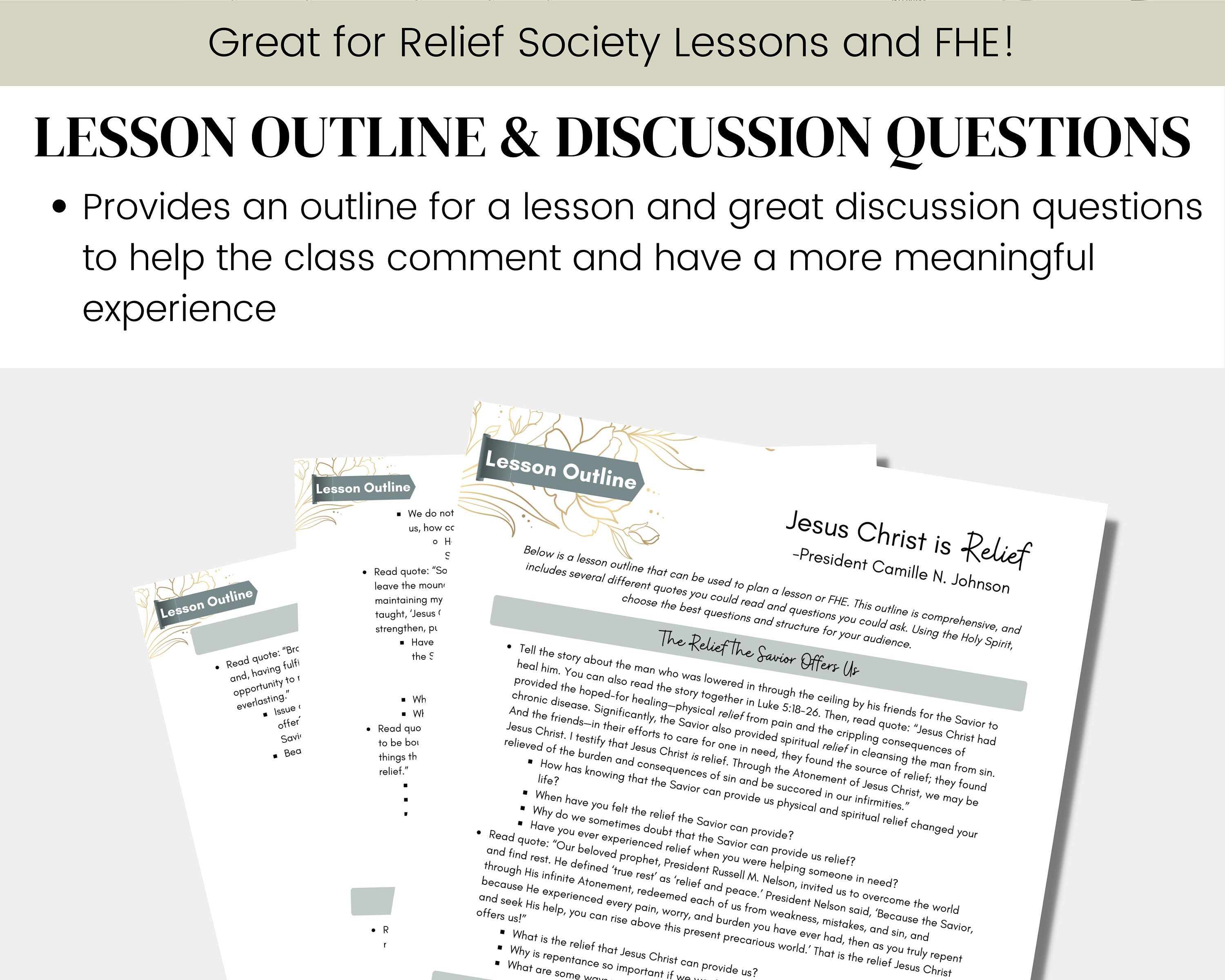 Jesus Christ is Relief President Johnson LDS Conference Talk April 2023 ...