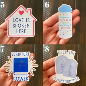 LDS Primary Die Cut Stickers- LDS Primary Gifts- LDS Baptism Gifts ...
