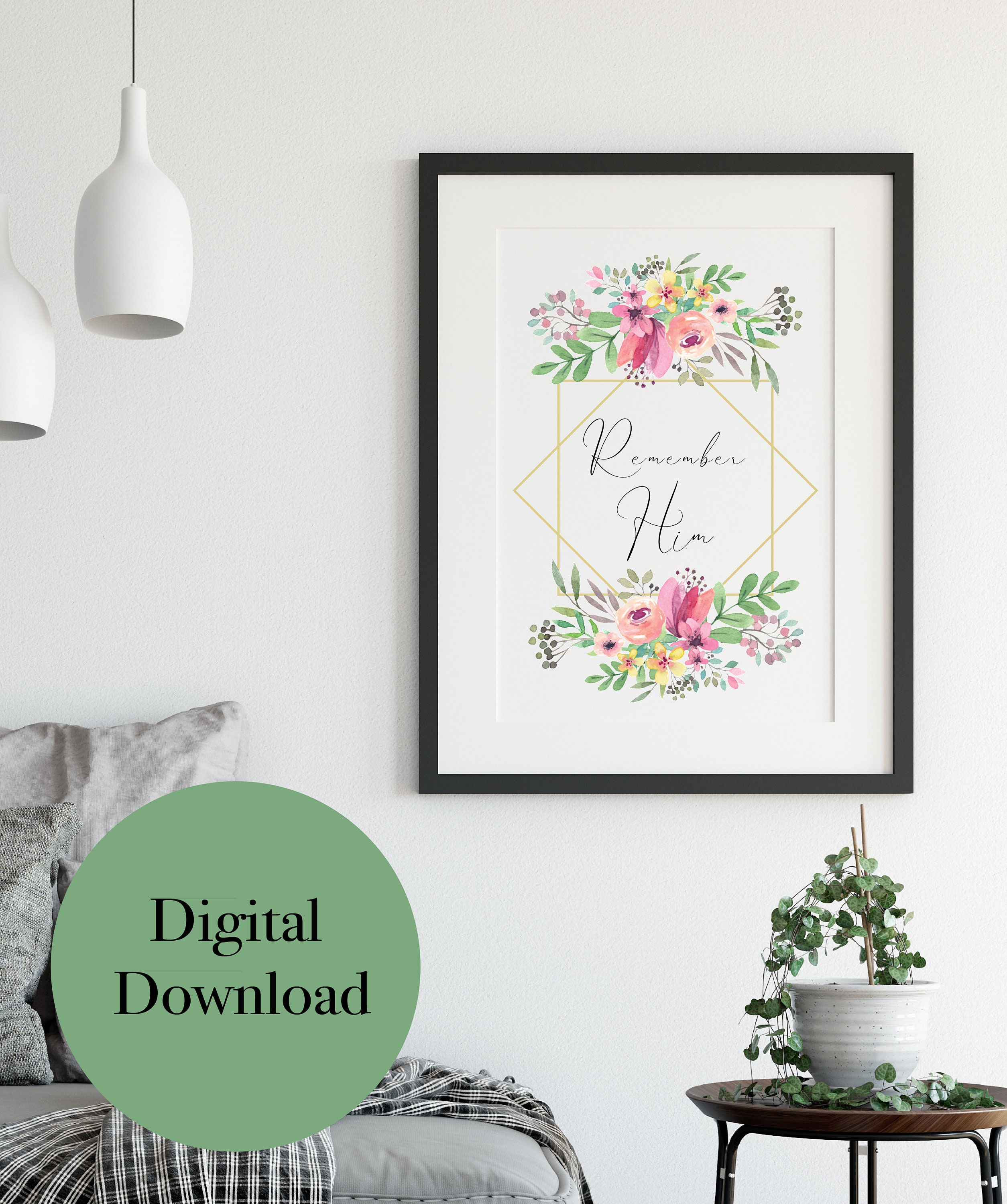 Remember Him Printable- Digital Download - Etsy
