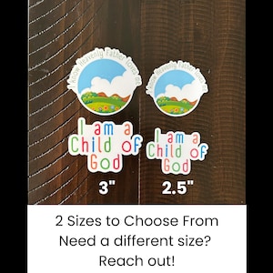 LDS Primary Die Cut Stickers- LDS Primary Gifts- LDS Baptism Gifts ...