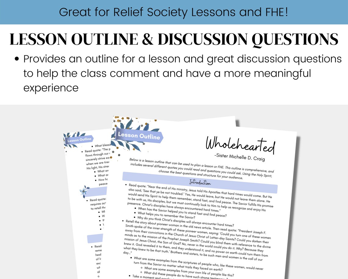 Wholehearted Sister Michelle D. Craig LDS General Conference October ...