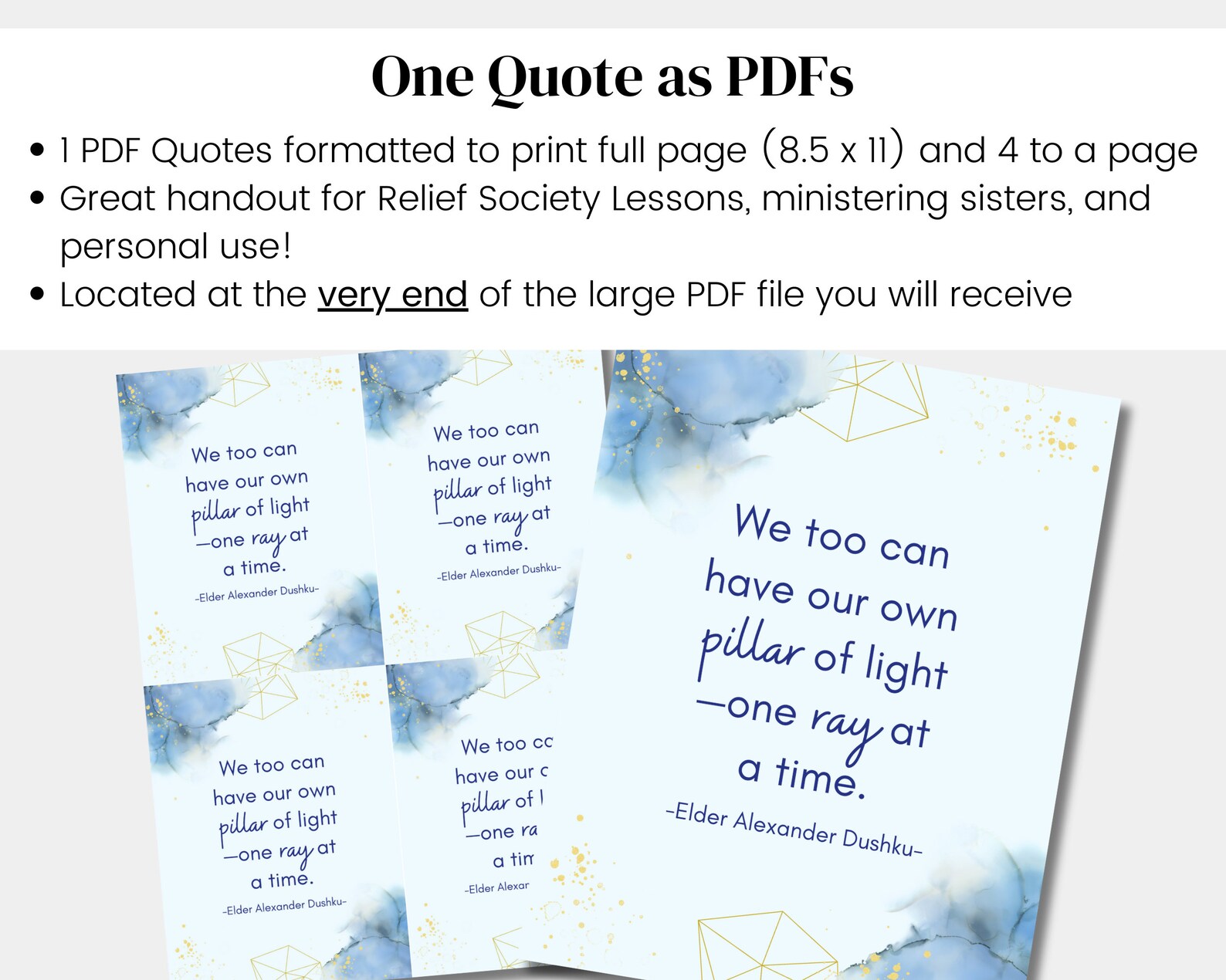 Pillars and Rays- Elder Alexander Dushku- LDS April 2024 General ...