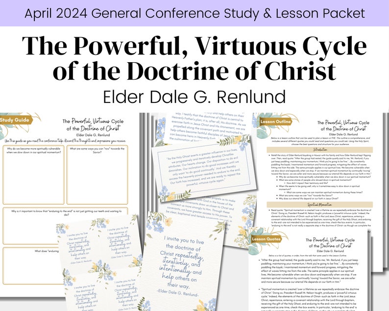 Powerful, Virtuous Cycle of the Doctrine of Christ Elder Renlund LDS ... Powerful, Virtuous Cycle of the Doctrine of Christ Elder Renlund LDS ...