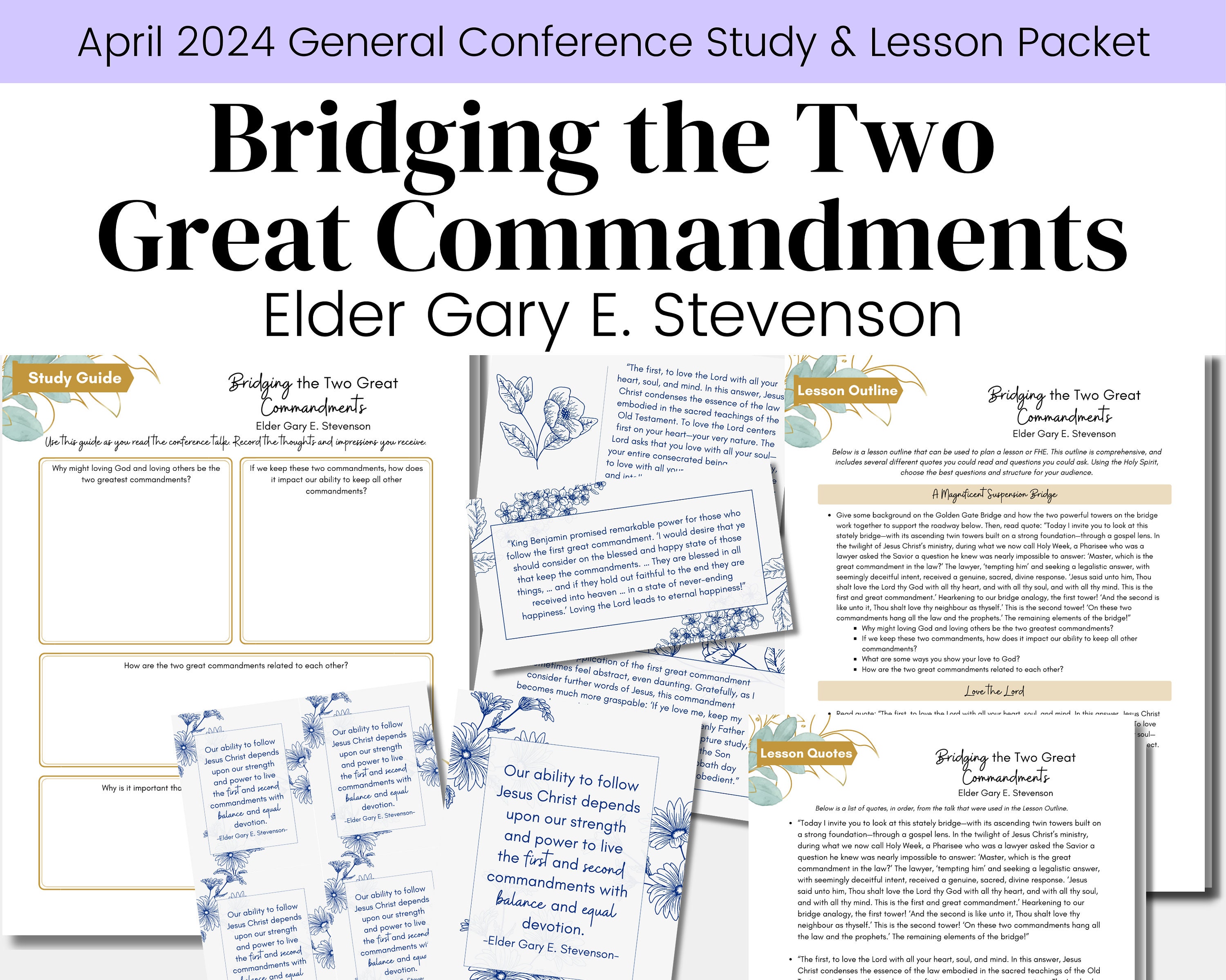 Bridging the Two Great Commandments- Elder Stevenson- LDS General ...