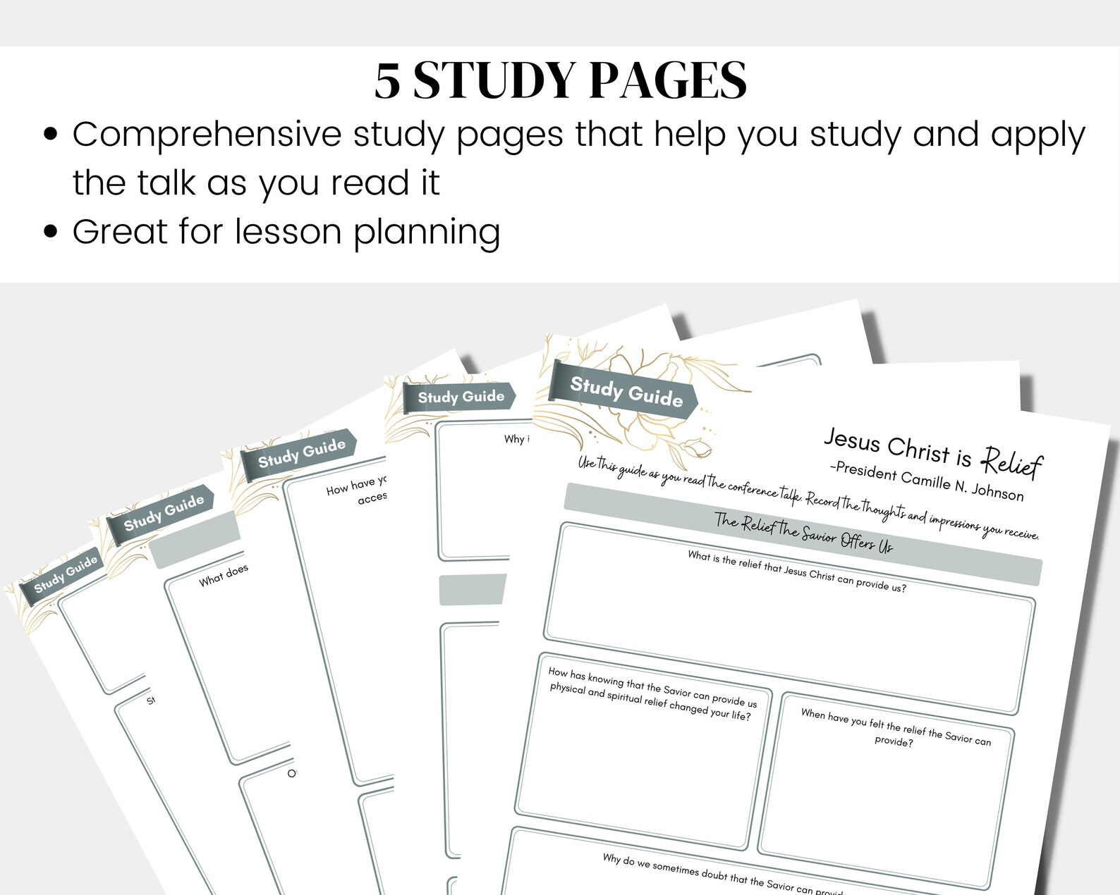 Jesus Christ is Relief President Johnson LDS Conference Talk April 2023 ...