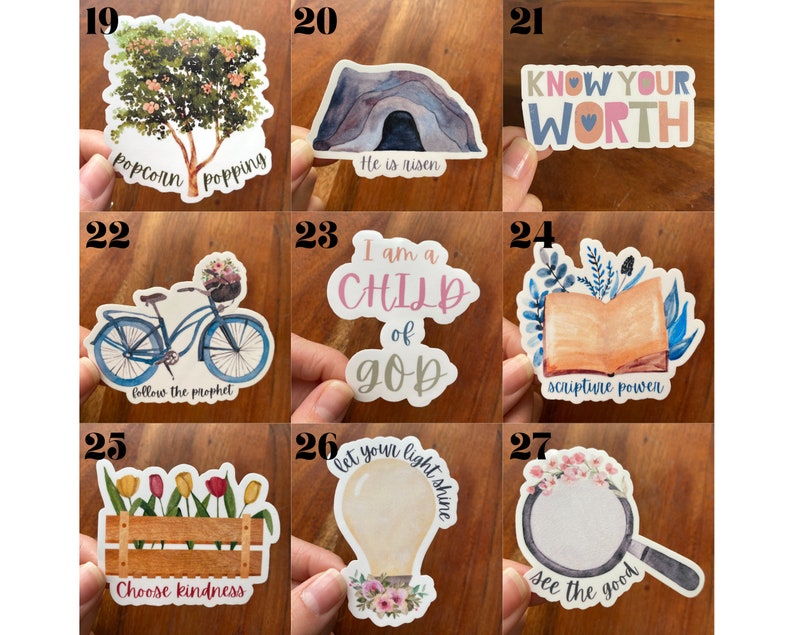 LDS Young Women Stickers - Die Cut LDS Youth Stickers- Christian ...