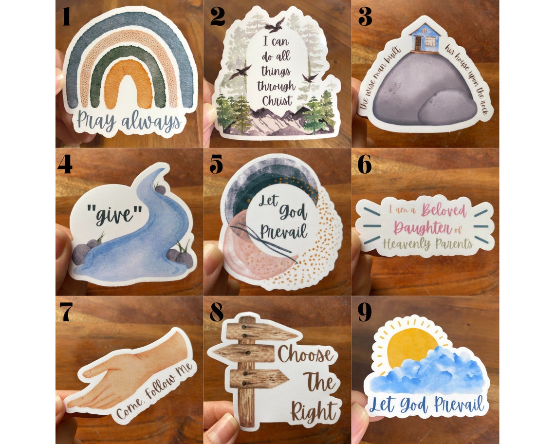 LDS Young Women Stickers Die Cut LDS Youth Stickers - Etsy