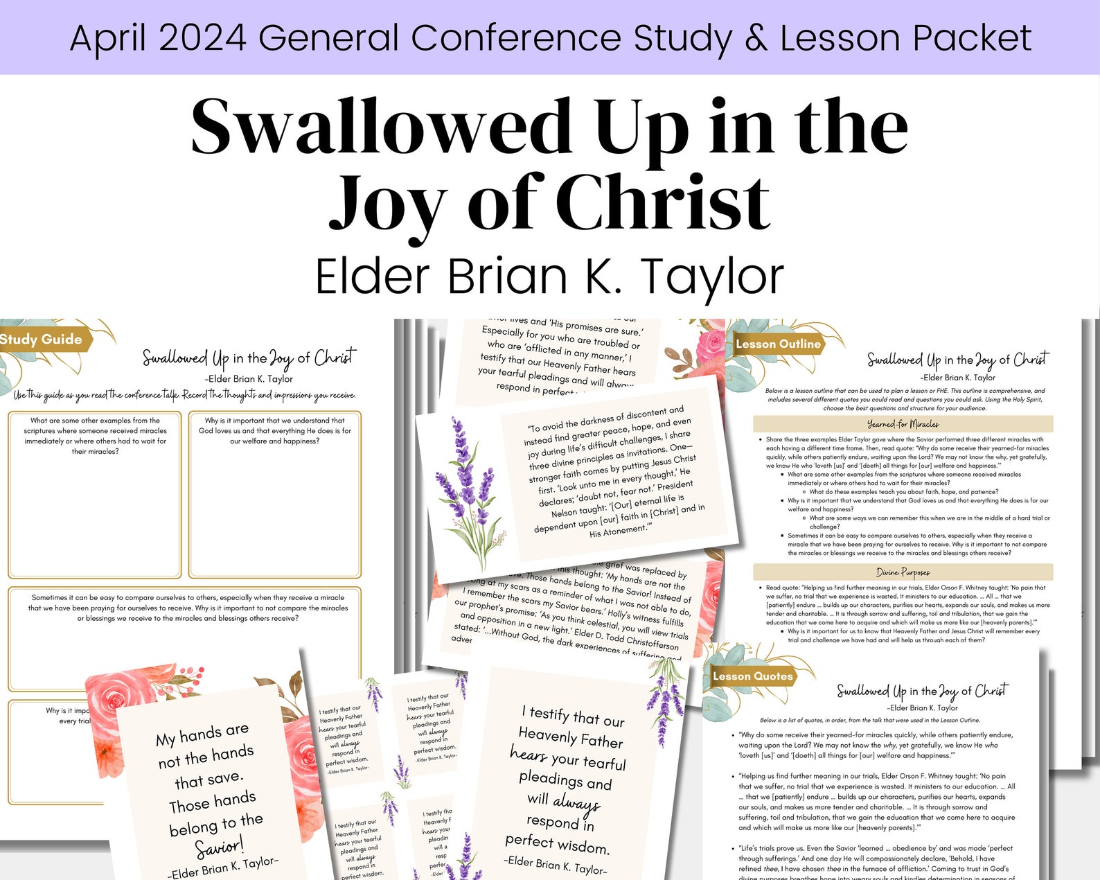 Swallowed up in the Joy of Christ- Elder Brian K. Taylor- LDS General ...