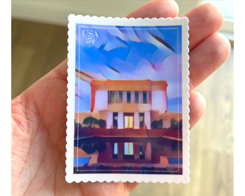 LDS Mesa Arizona Temple Die Cut Sticker Mesa Temple Sticker LDS Temple ...