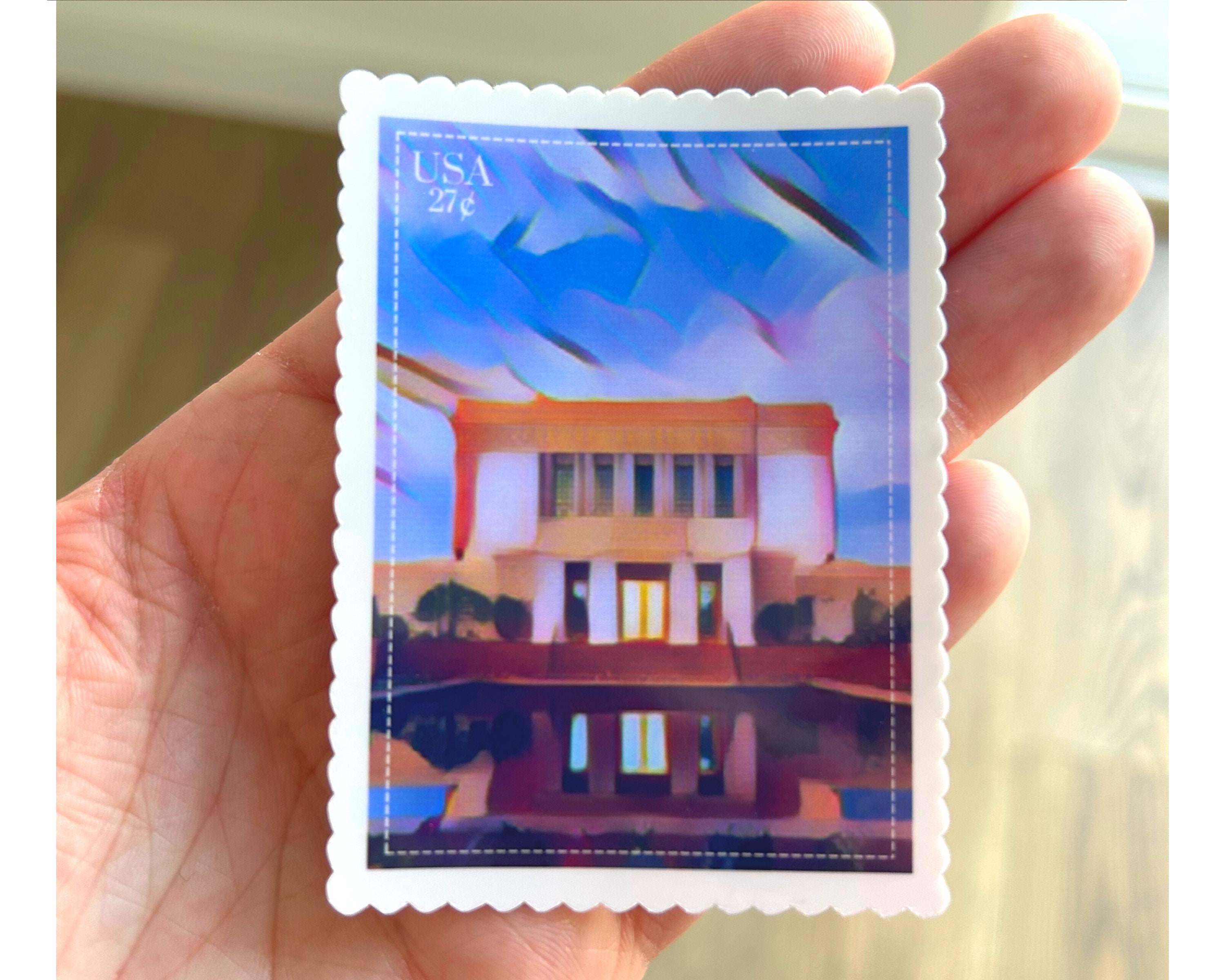 LDS Mesa Arizona Temple Die Cut Sticker Mesa Temple Sticker LDS Temple ...