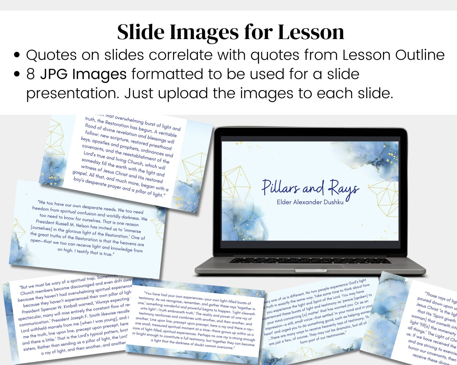 Pillars and Rays- Elder Alexander Dushku- LDS April 2024 General ...