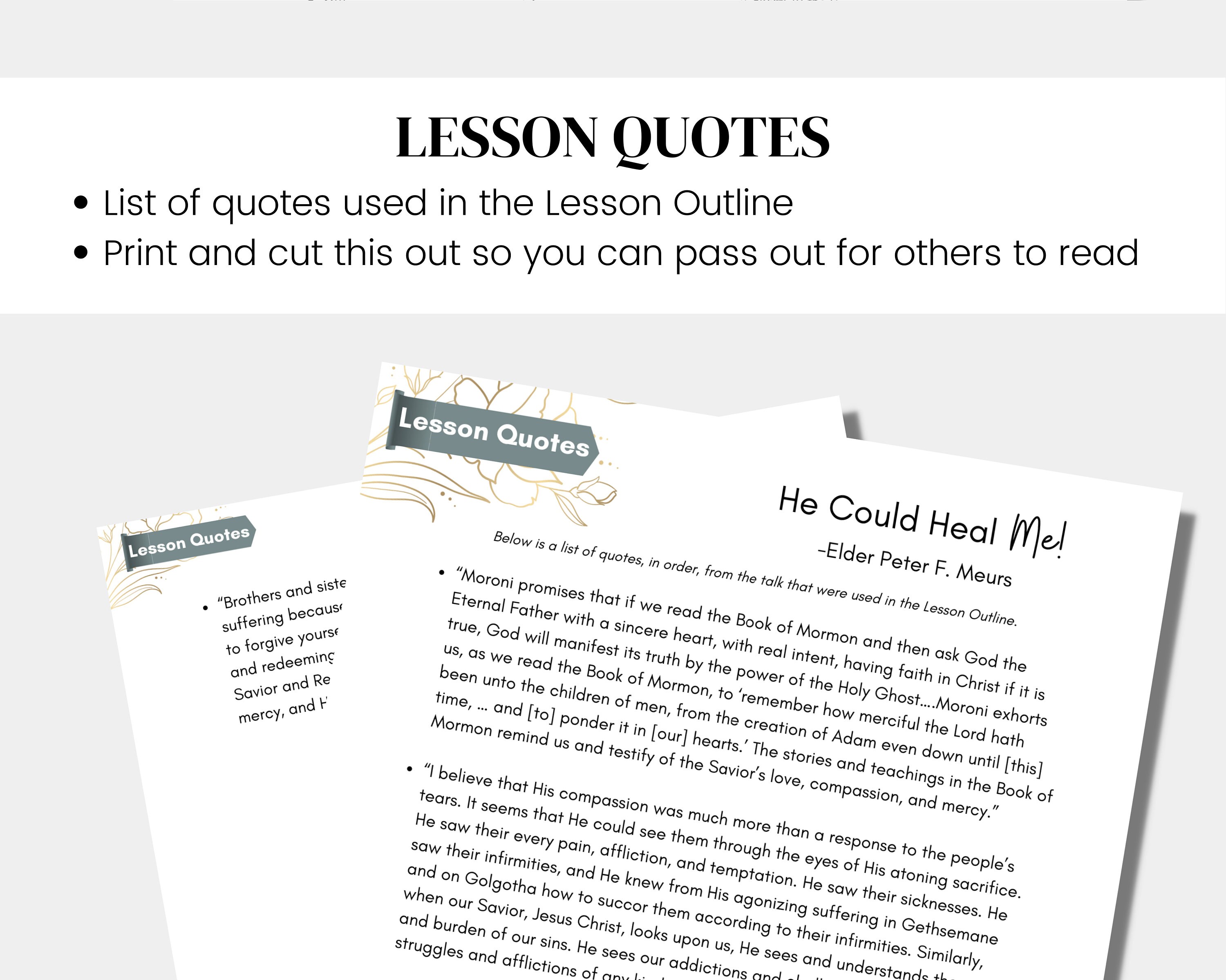 He Could Heal Me Elder Peter F. Meurs General Conference Talk April ...