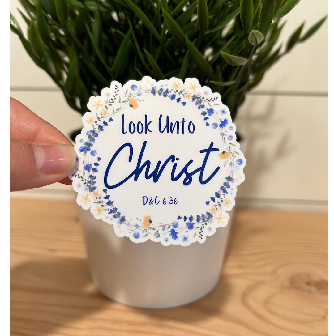 LDS Youth Theme 2025| Look Unto Christ| LDS Youth Stickers| Baptism ...
