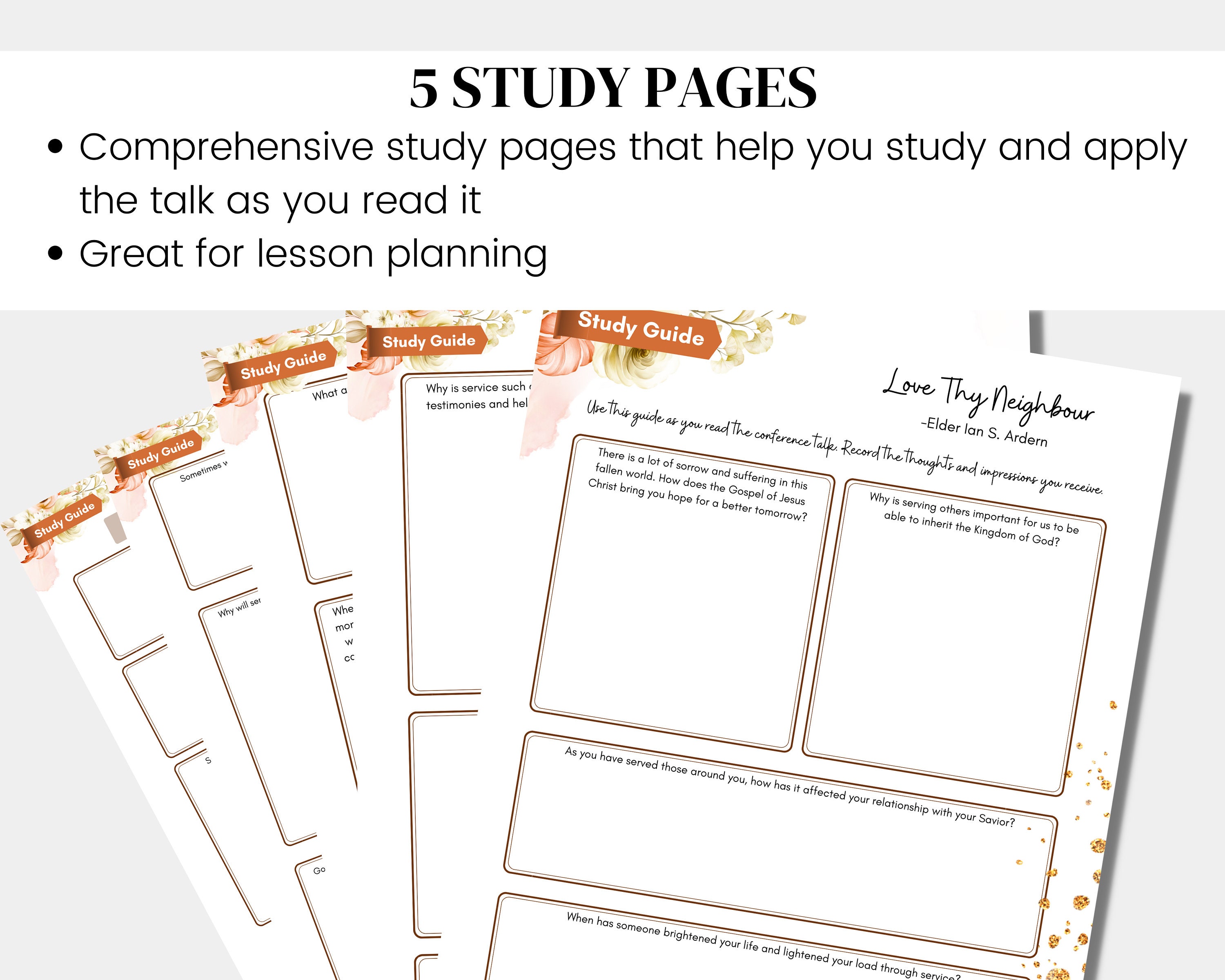 Love Thy Neighbour- Elder Ian S. Ardern- LDS General Conference Oct 2023- LDS Study Guide ...
