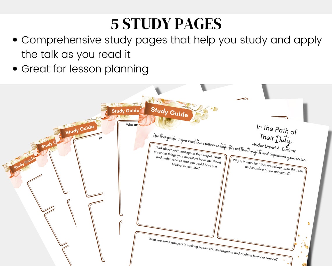 In the Path of Their Duty Elder Bednar General Conference Talk Oct 2023 ...