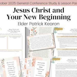 Jesus Christ and Your New Beginning Lesson Plan - Etsy